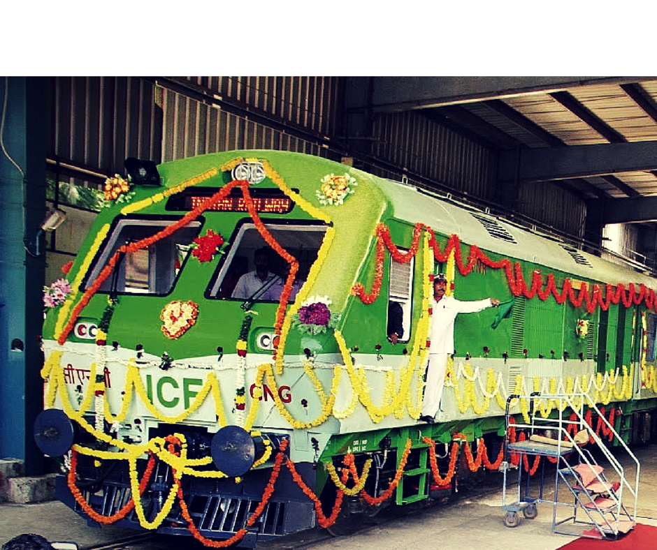 3 Cheers For The Launch Of India's First CNG Powered Train - The Better ...