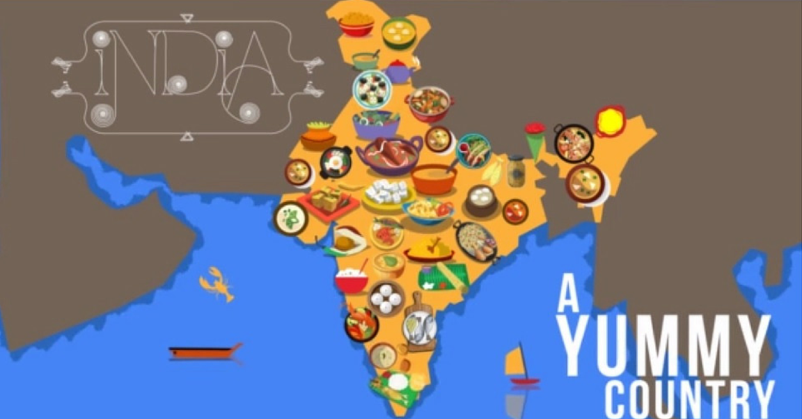 VIDEO: This Is What Happens When You Let a Foodie Create a Map of India ...