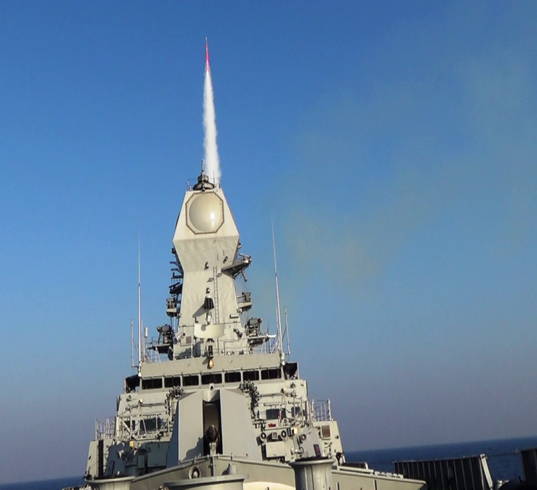 Indian Navy Successfully Test Fires a New Missile - the Barak 8