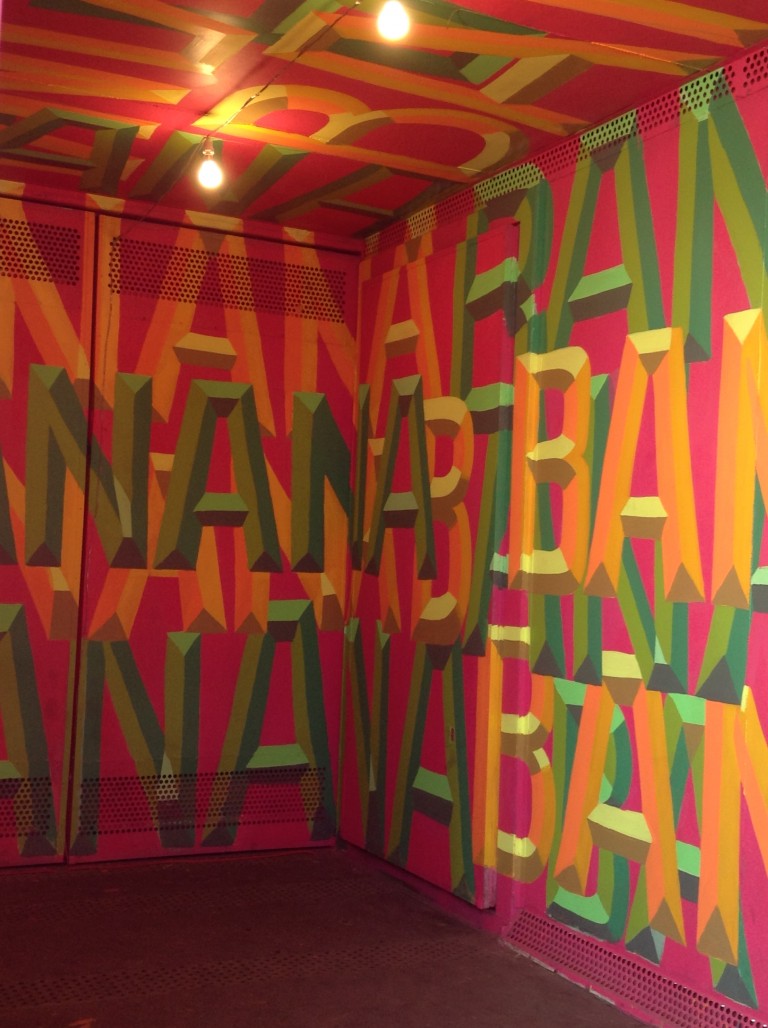 Street Art on Shipping Containers in Tughlakabad Yard