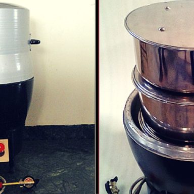 Eco Cooker Cooks Multiple Items Together Using Steam