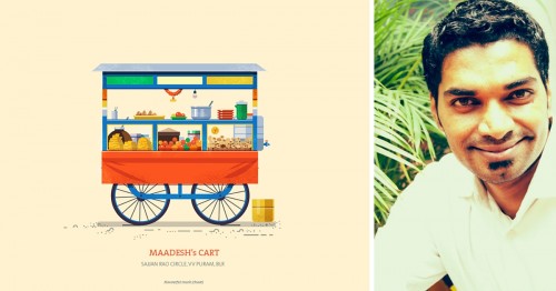 Artist Recreates Charm of Bengaluru Push Carts in 7 Illustrations