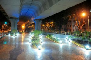 Mumbai Gets its First Under-Flyover-Garden in Matunga