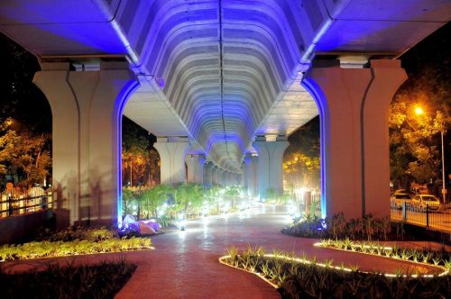 Mumbai Gets its First Under-Flyover-Garden in Matunga