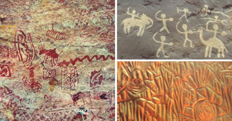 Conservationists are studying and preserving Indian rock art