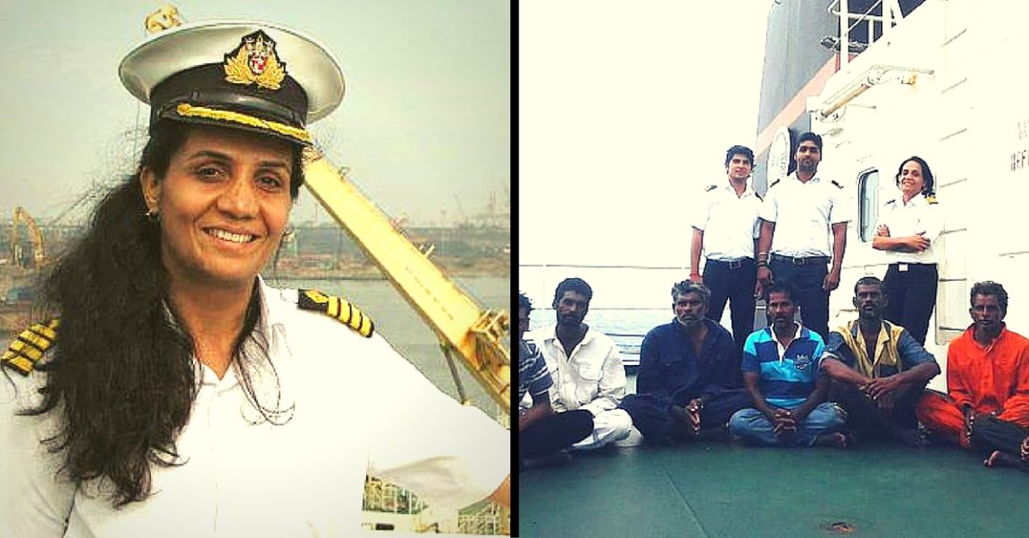 Captain Radhika Menon - First Woman to Win Bravery at Sea Award