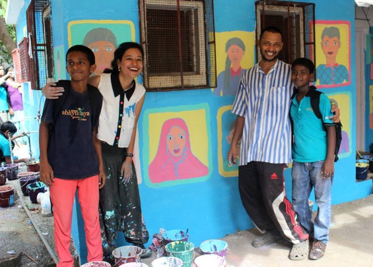 Dharavi Art Room - A Safe Space Where Children Come to Paint & Explore