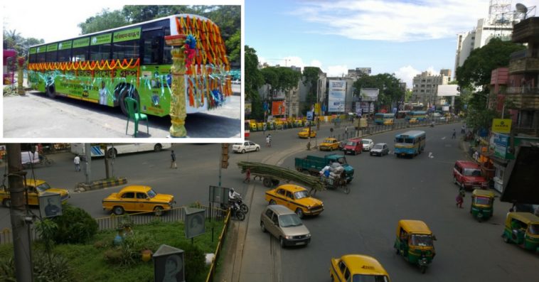 India's First Biogas Bus Service Launched in Kolkata