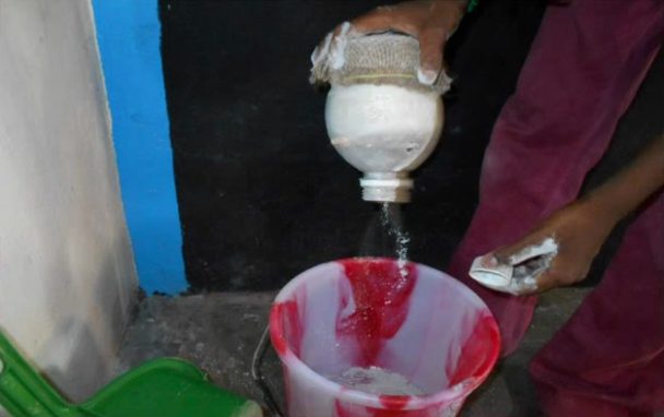 An Innovative Solution from Waste to Get Rid of Harmful Chalk Dust