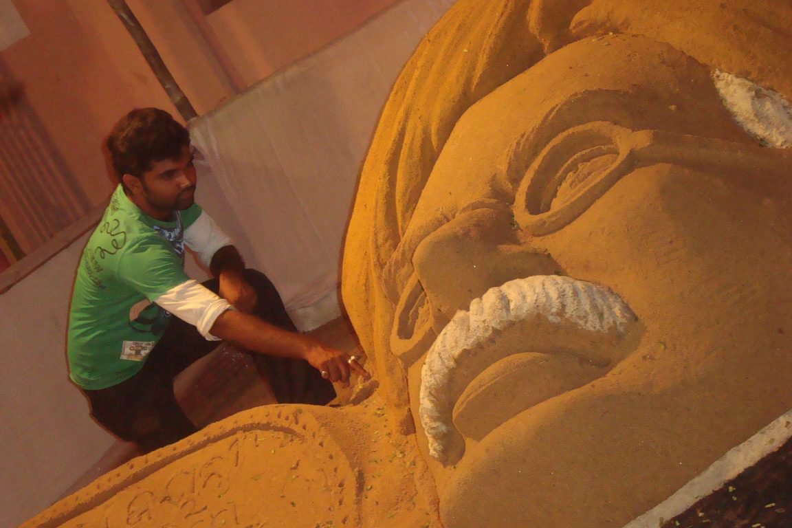 Behind the Scenes With Puri's Fascinating Sand Artists
