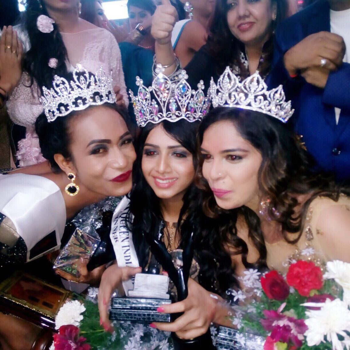 Nitasha Biswas is crowned as India's first trans Queen 2017
