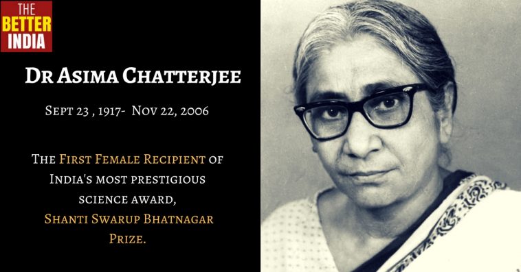 Asima Chatterjee: One of India's First Woman Doctorates of Science!