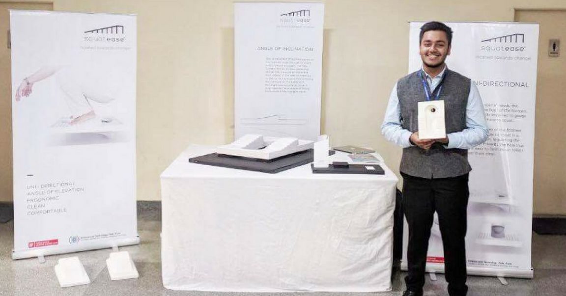 This 25YO Student Is Making Squatting Easy With An Unique Toilet Design
