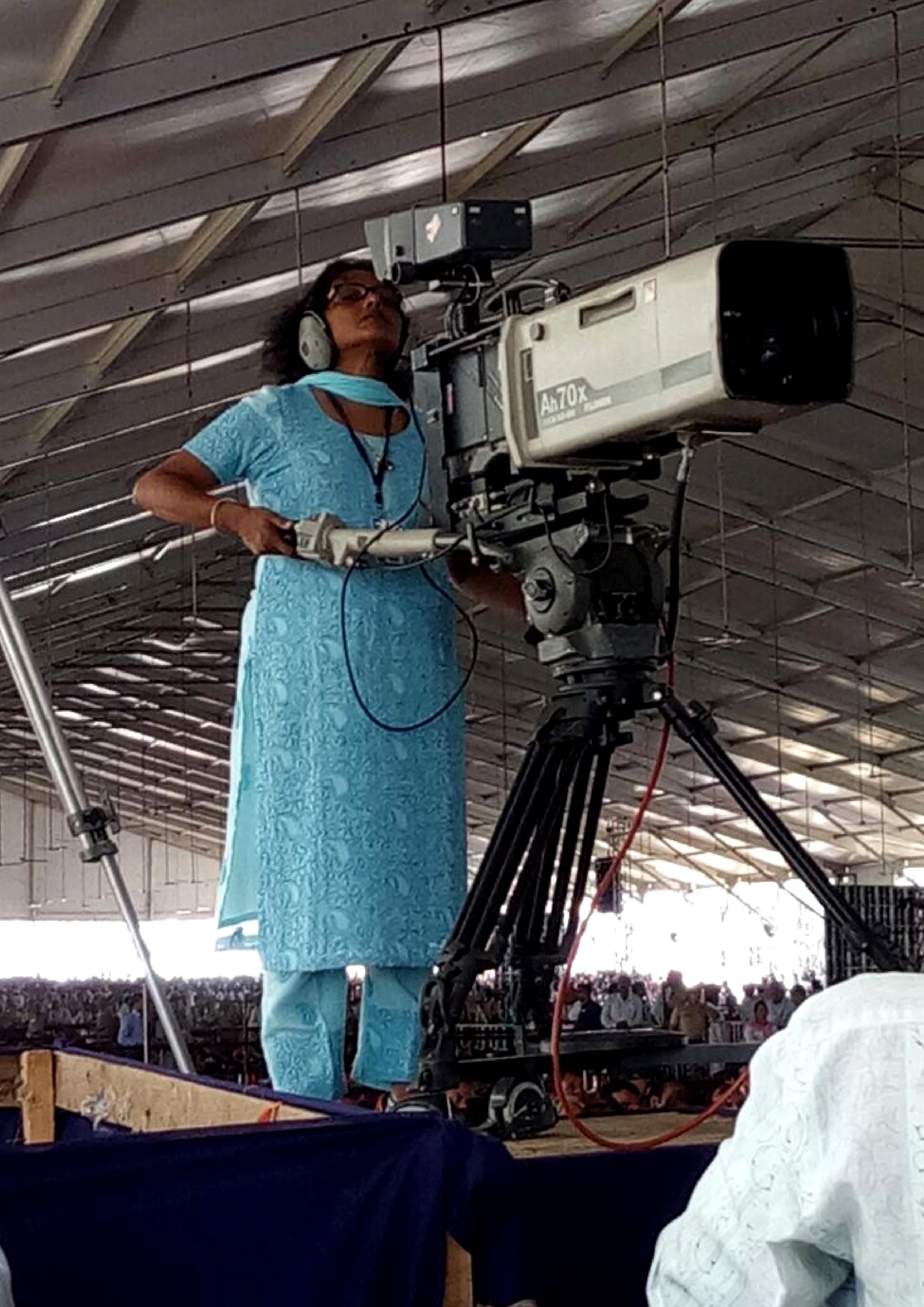 From tsunami to R-day parade, this lady brings DD to your TV for 32 years!