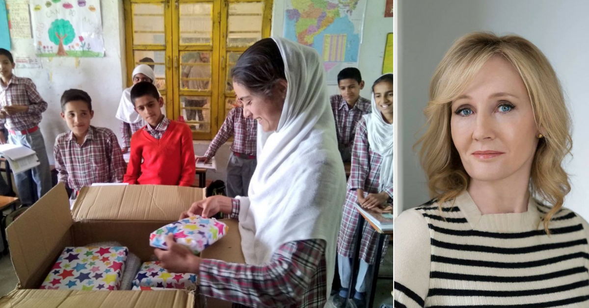 JK Rowling Sends Handwritten Note & a Boxful of Gifts to J&K School!
