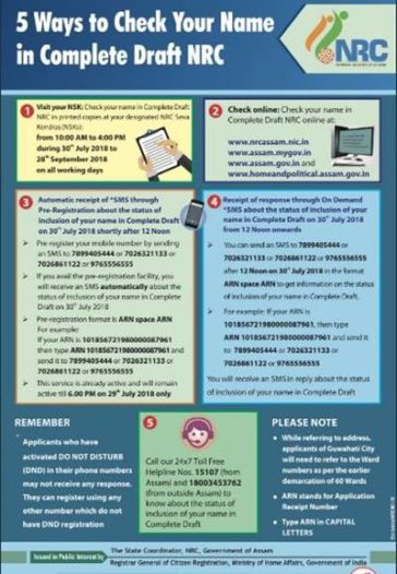 NRC Assam Final Draft Published: 9 Important Facts Every Indian Should ...