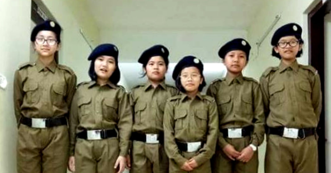 For the 1st time, girl cadets march into army school in Mizoram