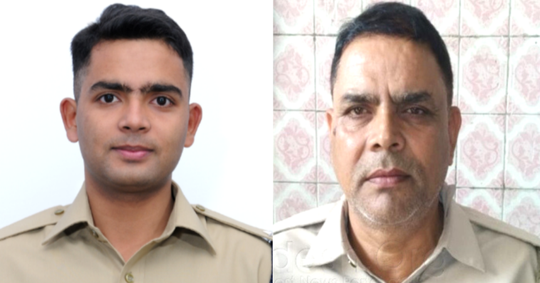 Lucknow: Heartwarming! 'Proud' Constable Father Salutes His IPS Son.
