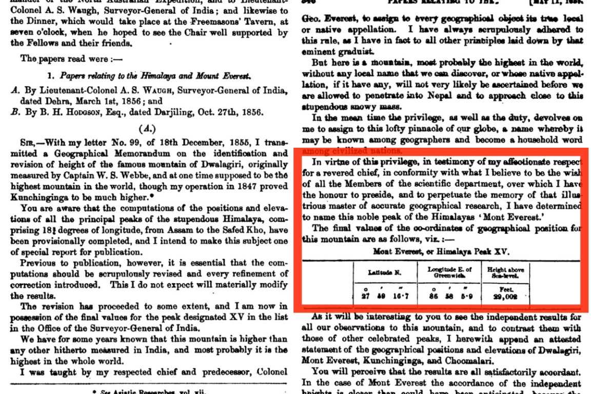 Bengal computer Radhanath Sikdar measured Everest without climbing it