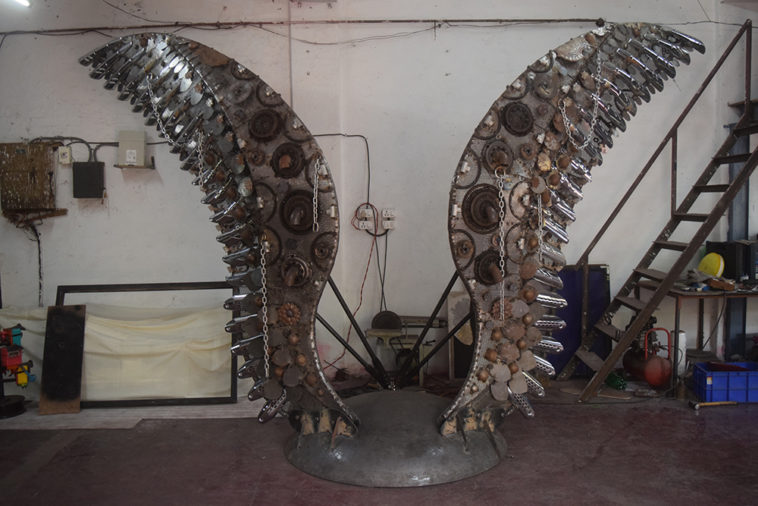 Mumbai Artist Left His Job to Turn E-Waste Into Stunning Sculptures!