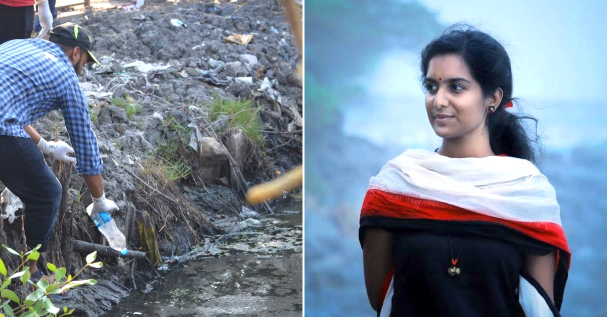 Kerala Girl Collects Discarded Bottles From Dirty Lake, Upcycles Them!