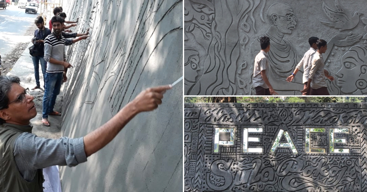 Meet The Art Professor & His Students Carving Some 'Peace' In A Kerala ...