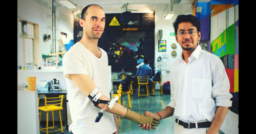 College Dropout Invents Low-Cost Prosthetic Arm That Uses Brain Signals