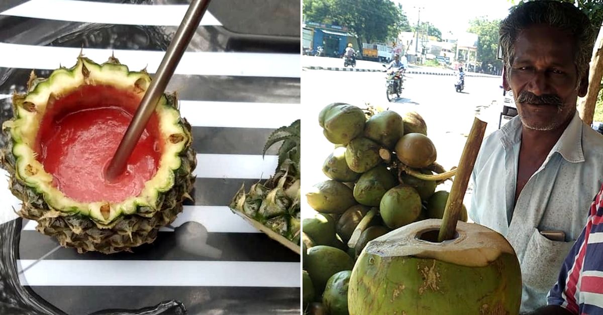 With fruit shells, stalks & more: Eateries make dining out guilt-free ...