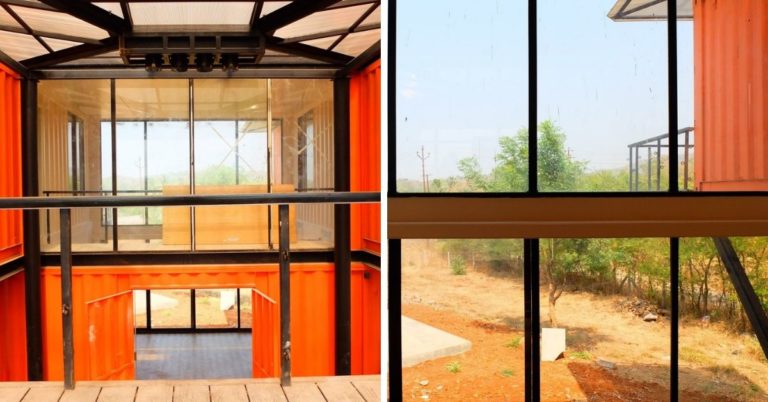 Mumbai Family Reuses Shipping Containers To Build Sustainable Home!