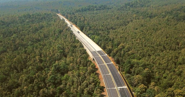 India's First Dedicated Underpass for Wildlife Built on India's NH-7/44
