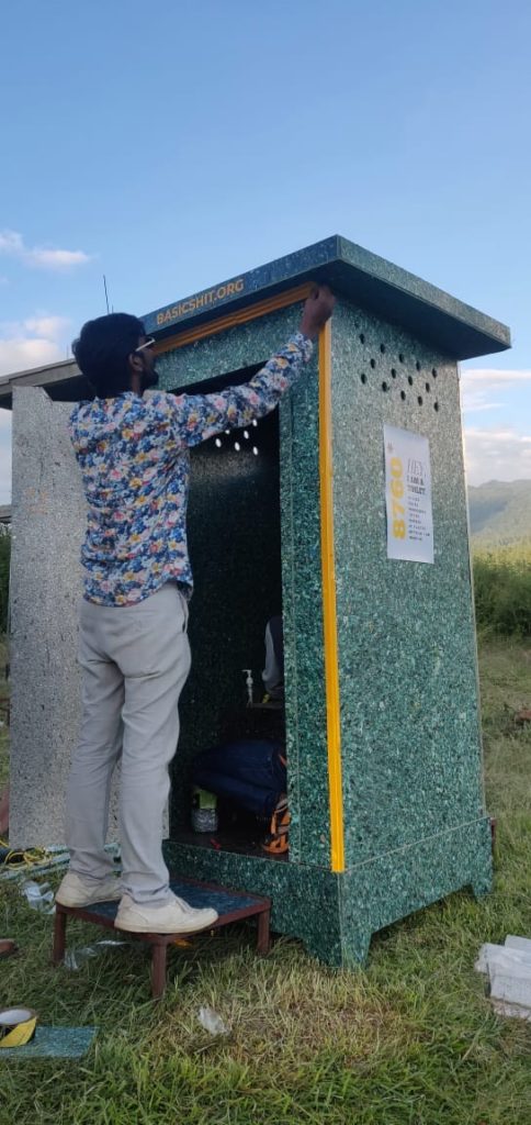 9,000 Discarded Plastic Bottles Makes This Toilet! Find Out More