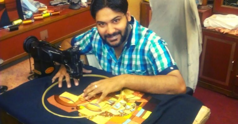 Look At Patiala Tailor's Stunning Artworks Made With a Sewing Machine