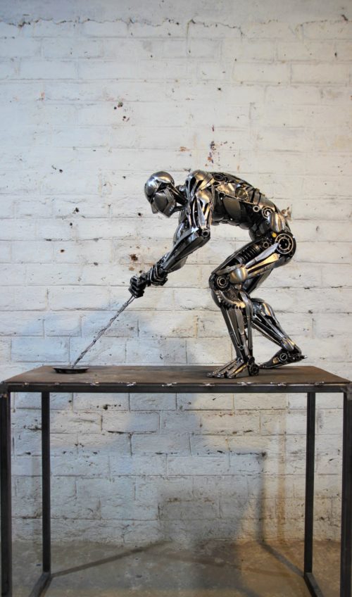 Indore Man Makes 100 Artworks From 3K Kgs of Scrap, Wins Global Fame