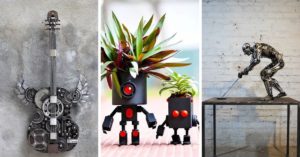 Indore Man Makes 100 Artworks From 3K Kgs of Scrap, Wins Global Fame