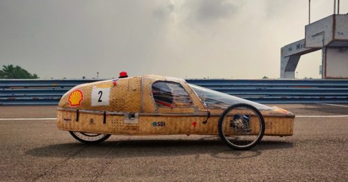 Built In 3 Months by Students,This Bamboo Car's Mileage Is 77 Km/Litre