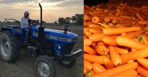Retd Colonel Makes UP Village India’s Largest English Carrot Producer