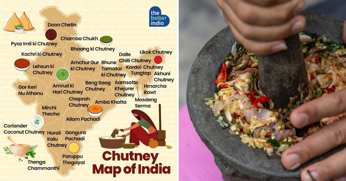 How Did India Get Its Yummy Chutneys? Here's The Story & a Map That'll ...