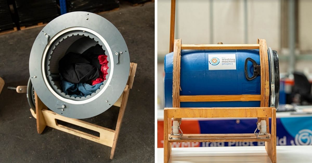 NRI’s Washing Machine Runs on Zero Electricity & 50% Less Water, Helps ...