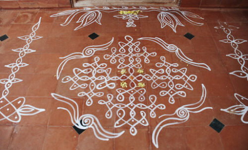 Why You Should Choose Rice Powder Kolam Over Stone Powders