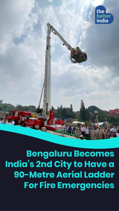 Bengaluru Becomes India’s 2nd City to Have a 90-Metre Aerial Ladder For ...