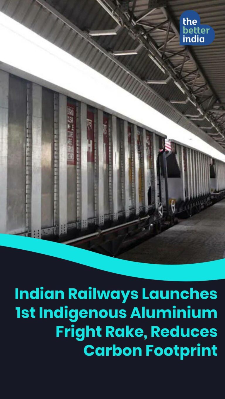 Indian Railways Launches 1st Indigenous Aluminium Fright Rake, Reduces ...