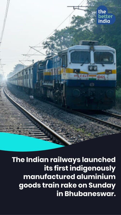Indian Railways Launches 1st Indigenous Aluminium Fright Rake, Reduces ...