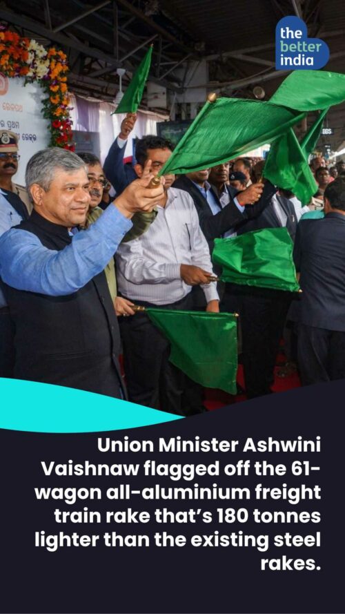 Indian Railways Launches 1st Indigenous Aluminium Fright Rake, Reduces ...