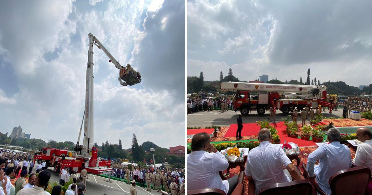 Bengaluru Becomes 2nd City to Have a 90-Metre Aerial Ladder For Fire ...