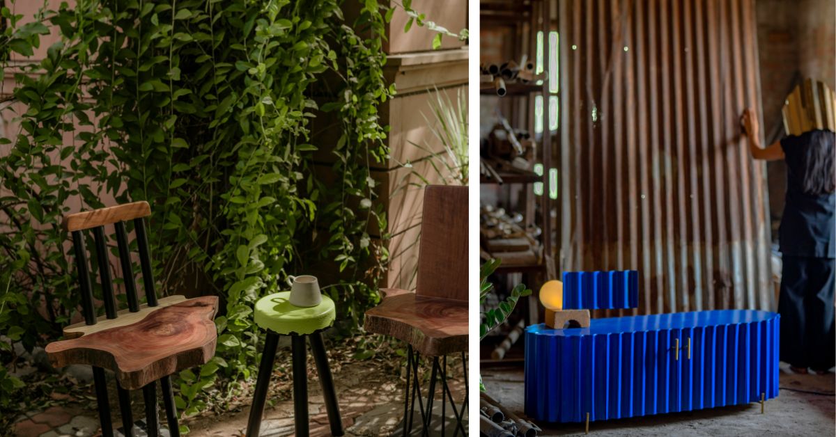 Designer Crafts Exquisite Furniture from Waste, Pipes & Manhole Covers