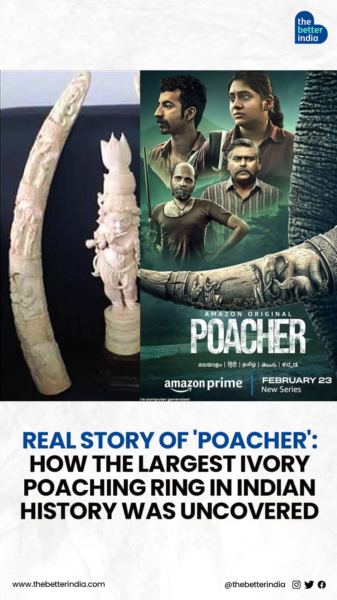 'Poacher' Real Story Behind Largest Ivory Poaching Ring in Indian History