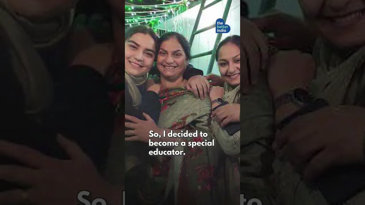 "I decided to become a special educator and to help disabled people ...