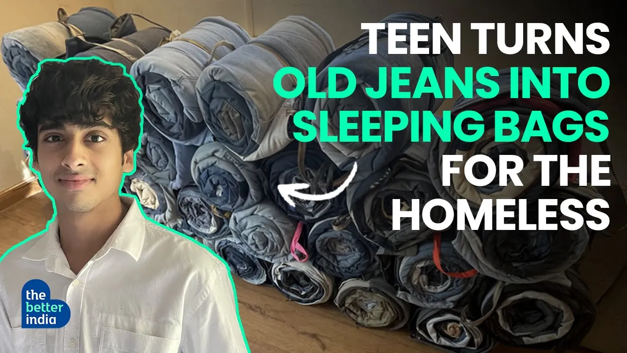 He Turns Old Jeans Into Sleeping Bags For The Homeless - The Better India