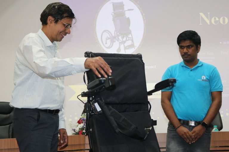 IIT-M's Innovation Helps Wheelchair Users Stand With The Press of a Button