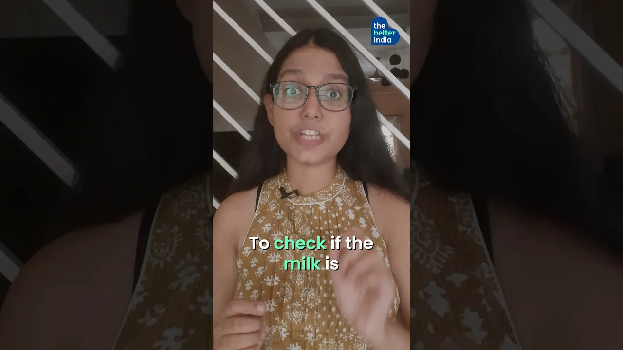 3 Ways to test Milk's purity #shorts #viral - The Better India